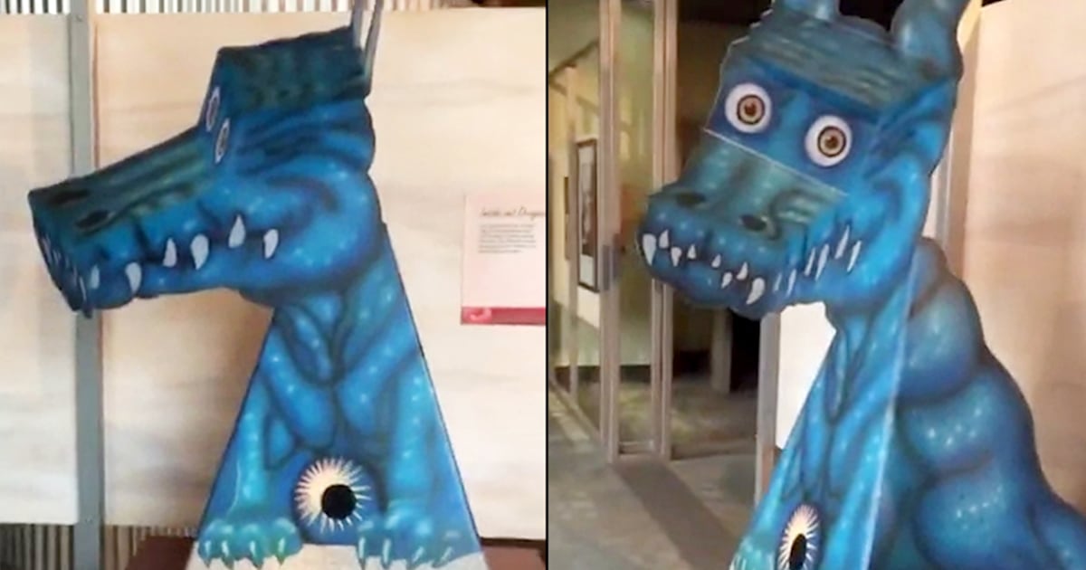 Dragon Optical Illusion Amazing Dragon Illusion