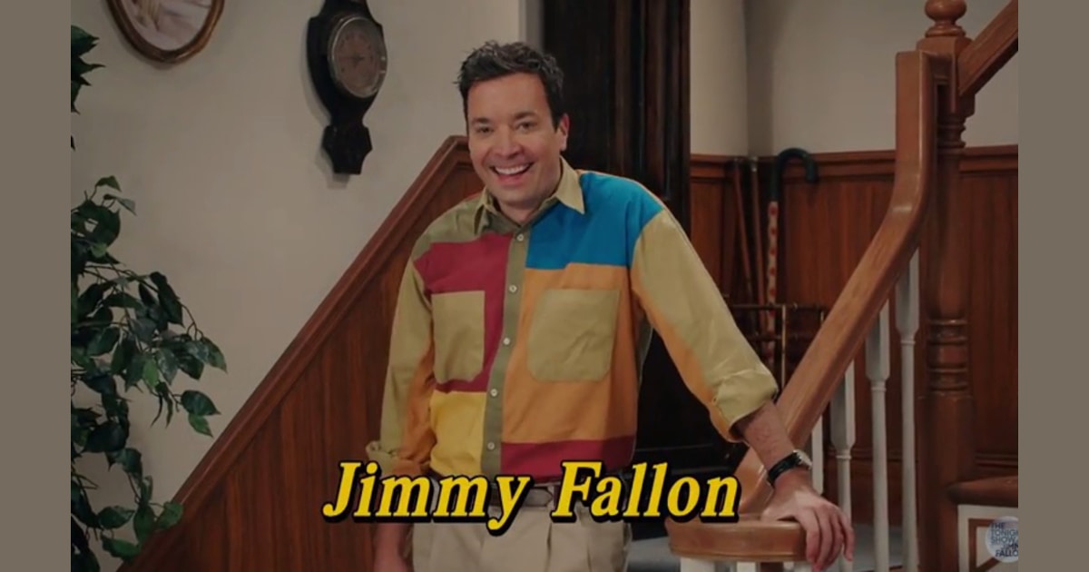 Watch Jimmy Fallon's '90s-inspired 'Tonight Show' opening credits