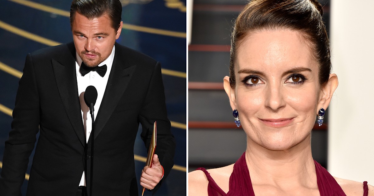 Tina Fey blasts 'real Hollywood bulls---' she heard at Oscars (but Leo ...