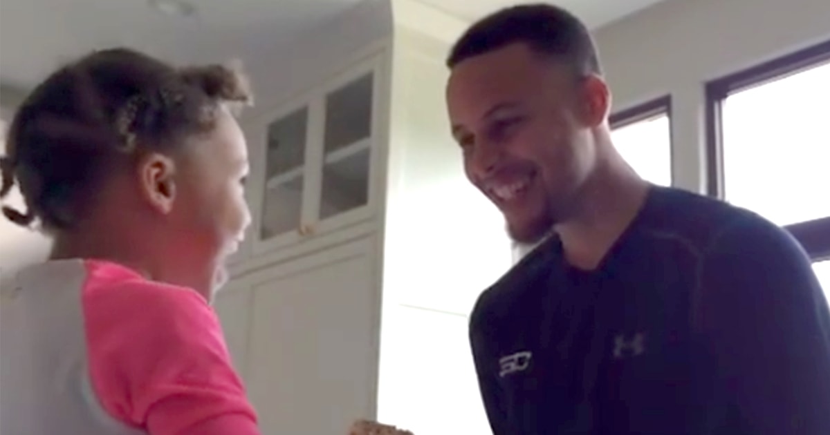 Stephen Curry's daughter Riley Curry sings him ‘Happy Birthday’ in ...