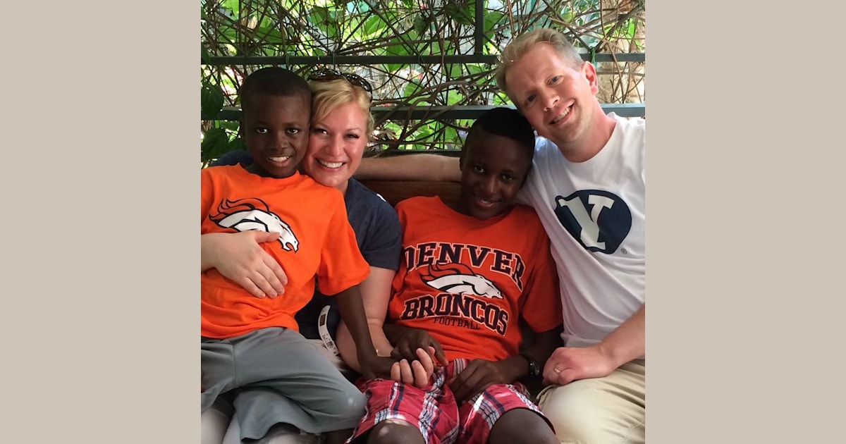 Adopted boys finally unite with their parents after painful 3-year wait