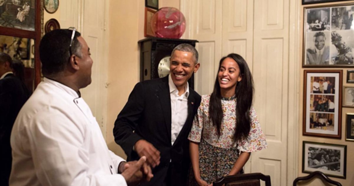 Malia Obama helps translate for her father during first family's trip ...
