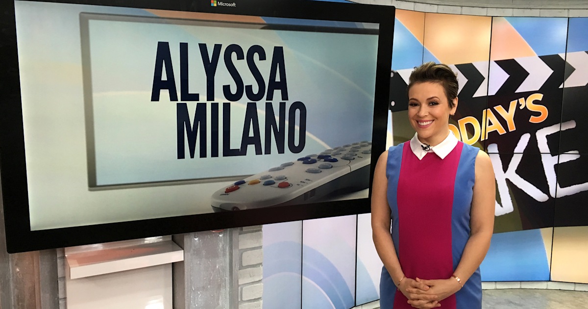 How to wear a collared dress like the one Alyssa Milano wore on TODAY