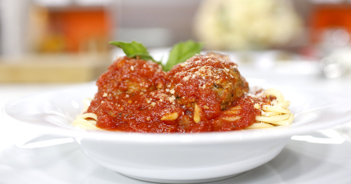 Grandma Maroni's Spaghetti and Meatballs