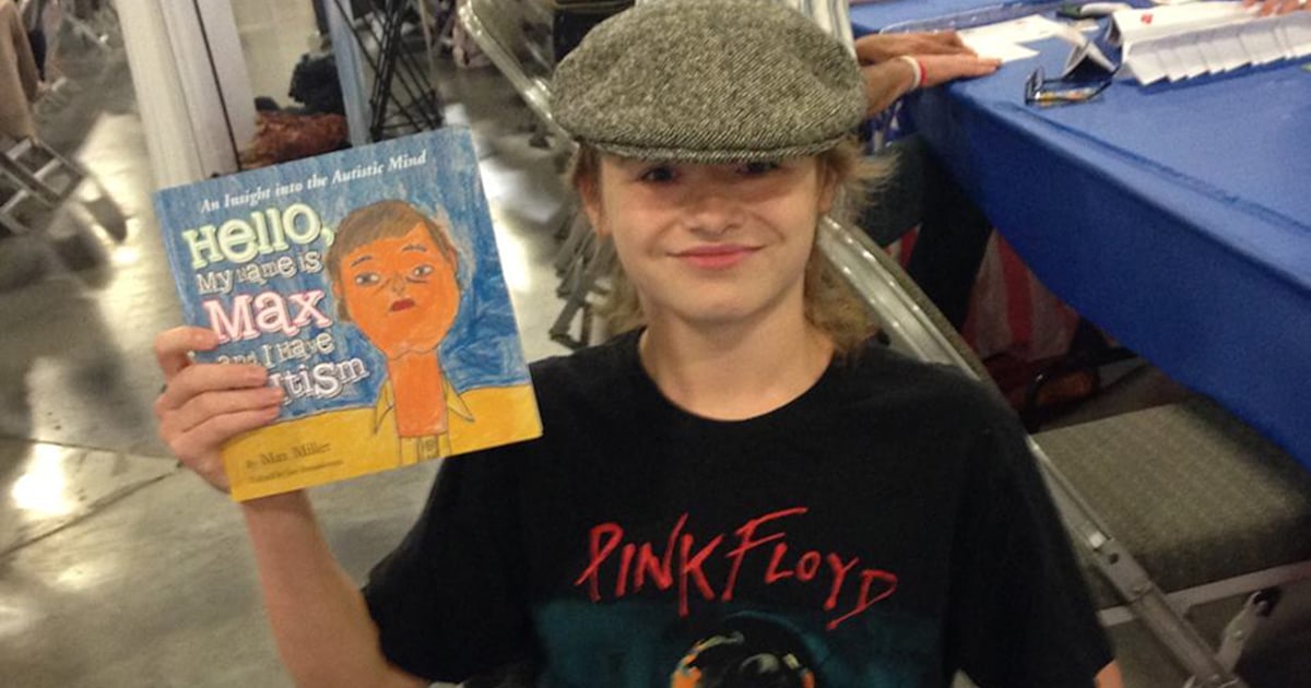 Teen with autism creates art-filled book to help others with the disorder