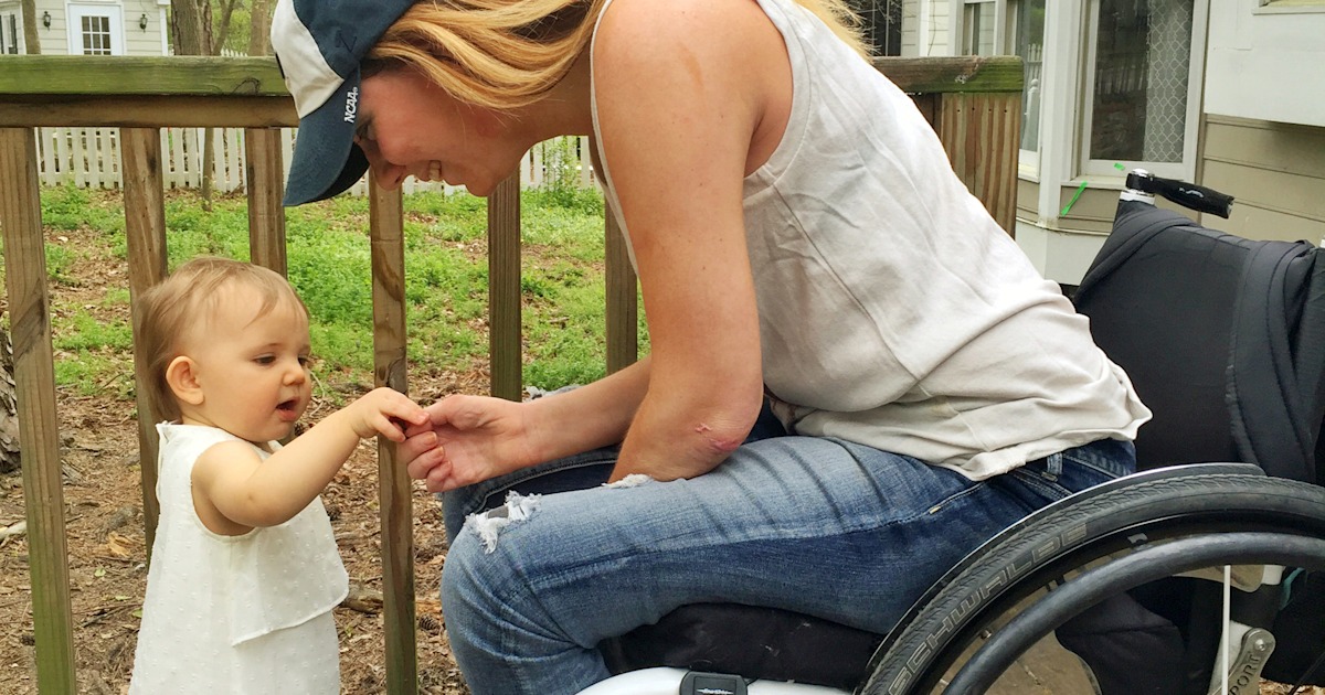 Daughter of 'paralyzed bride' turns 1 — and learned to walk with mom's ...