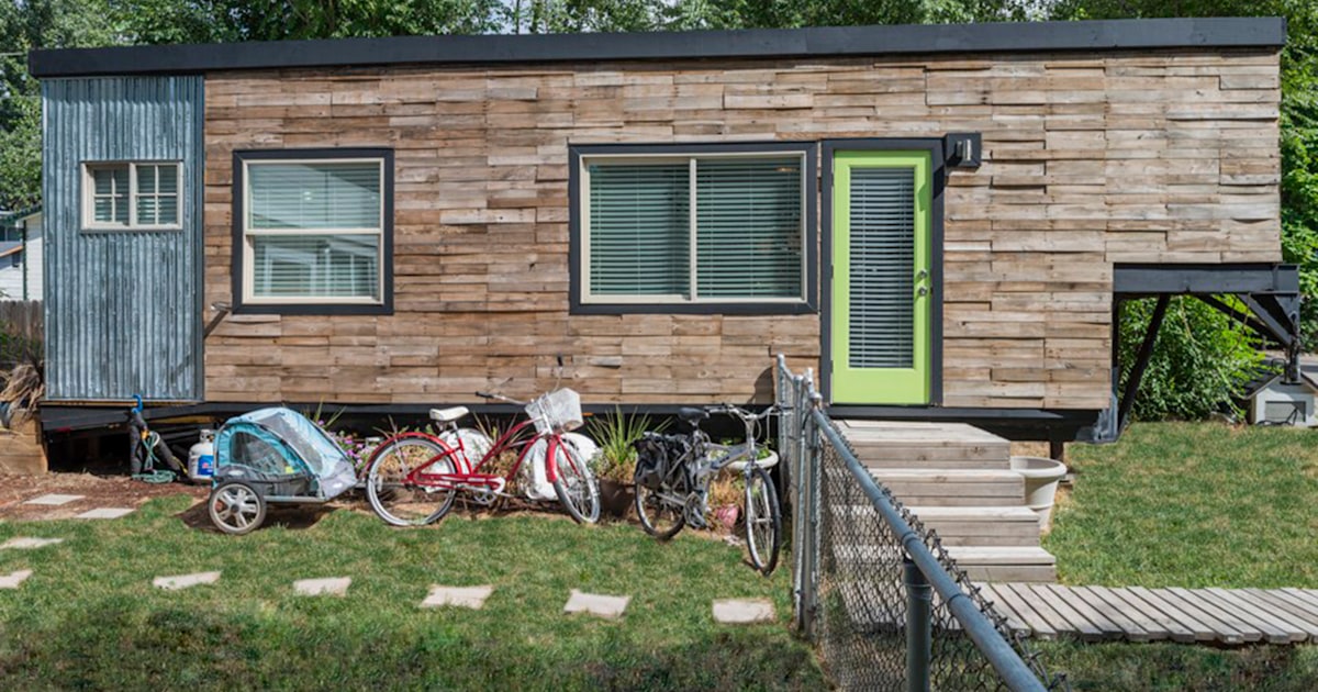 See how a family of 4 lives in a 196-square-foot house