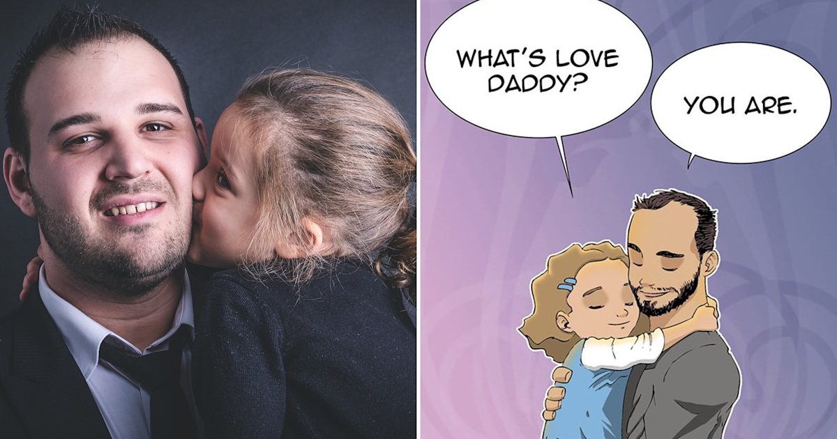 Single dad shows what it's like raising young daughter in heartwarming ...