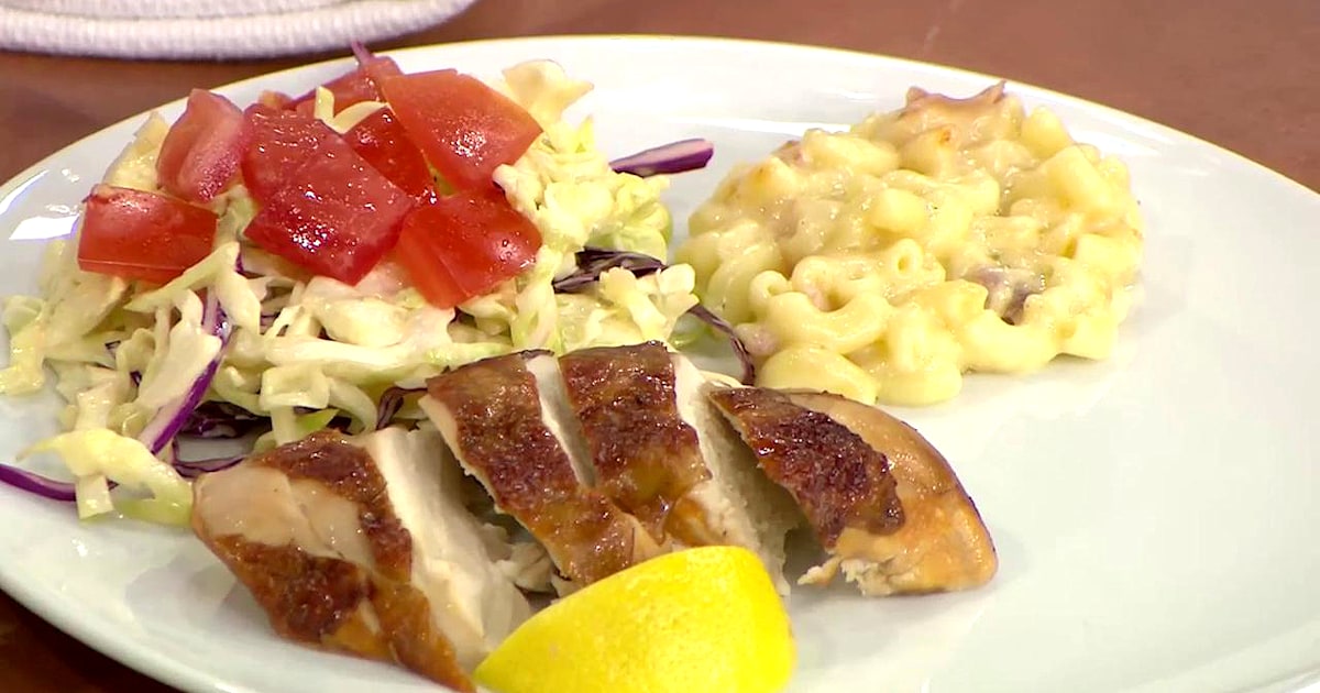 Sweet Tea-Marinated Chicken with Peach Barbecue Sauce