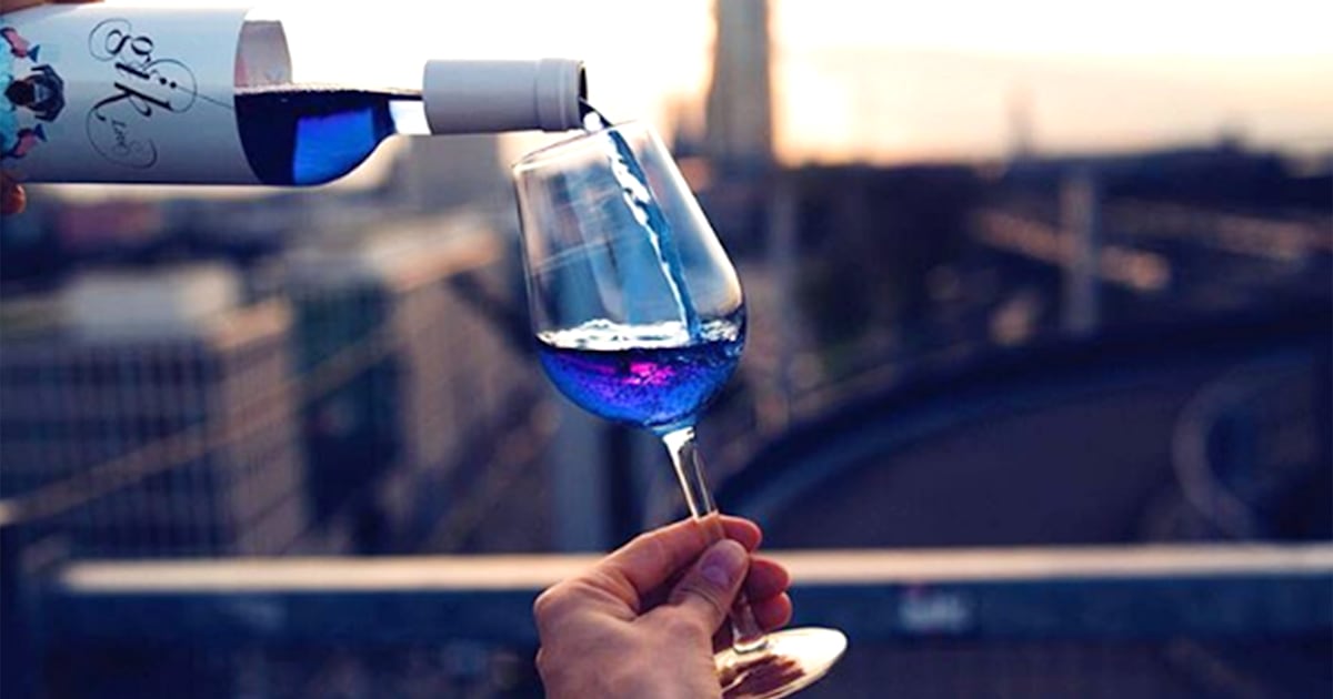 Blue wine is finally coming to America