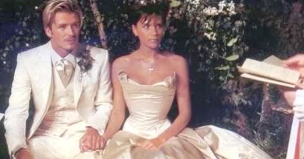 David and Victoria Beckham share throwback wedding photos on 17th ...