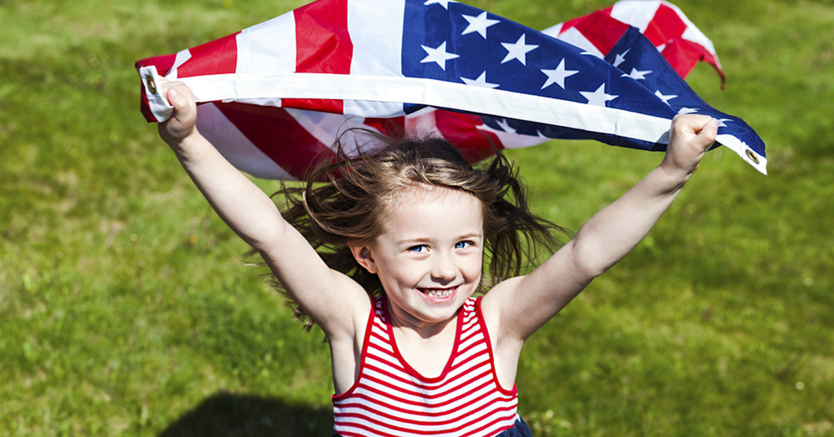 Team USA Olympic-inspired outfits for kids