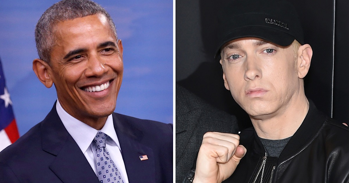 President Obama got pumped for his DNC speech with Eminem's 'Lose Yourself'