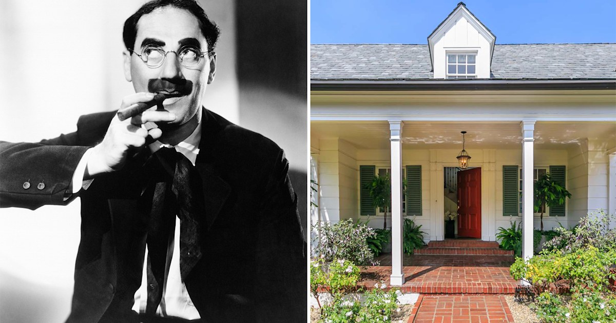 Comedian Grouch Marx's former Los Angeles home is for sale