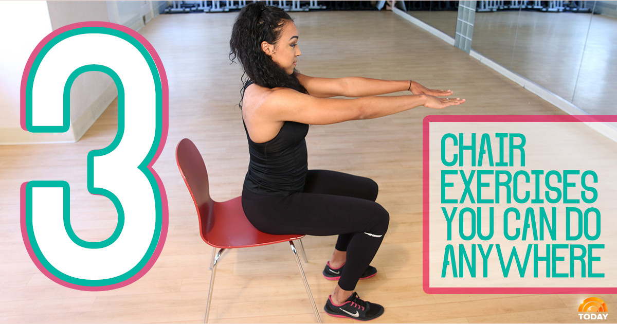 Try this full-body workout (all you need is a chair!)
