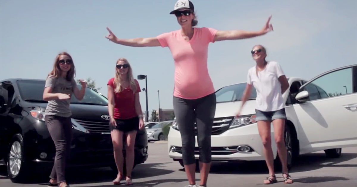 Moms sing praise for minivans in parody music video