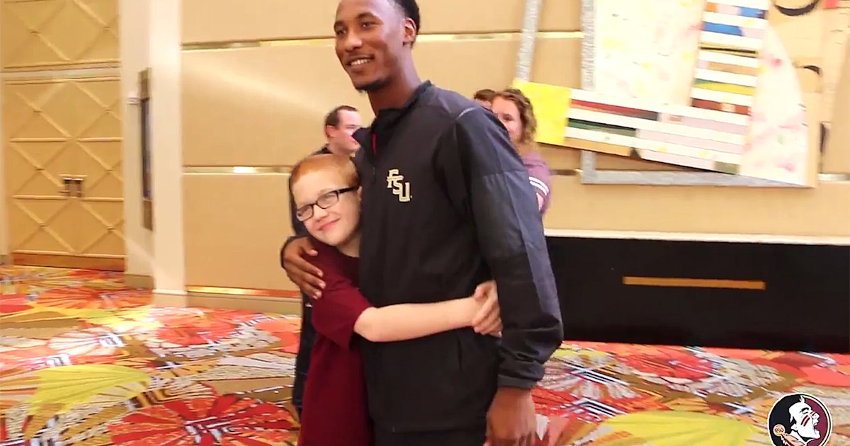 FSU's Travis Rudolph has another great surprise for boy he ate lunch with