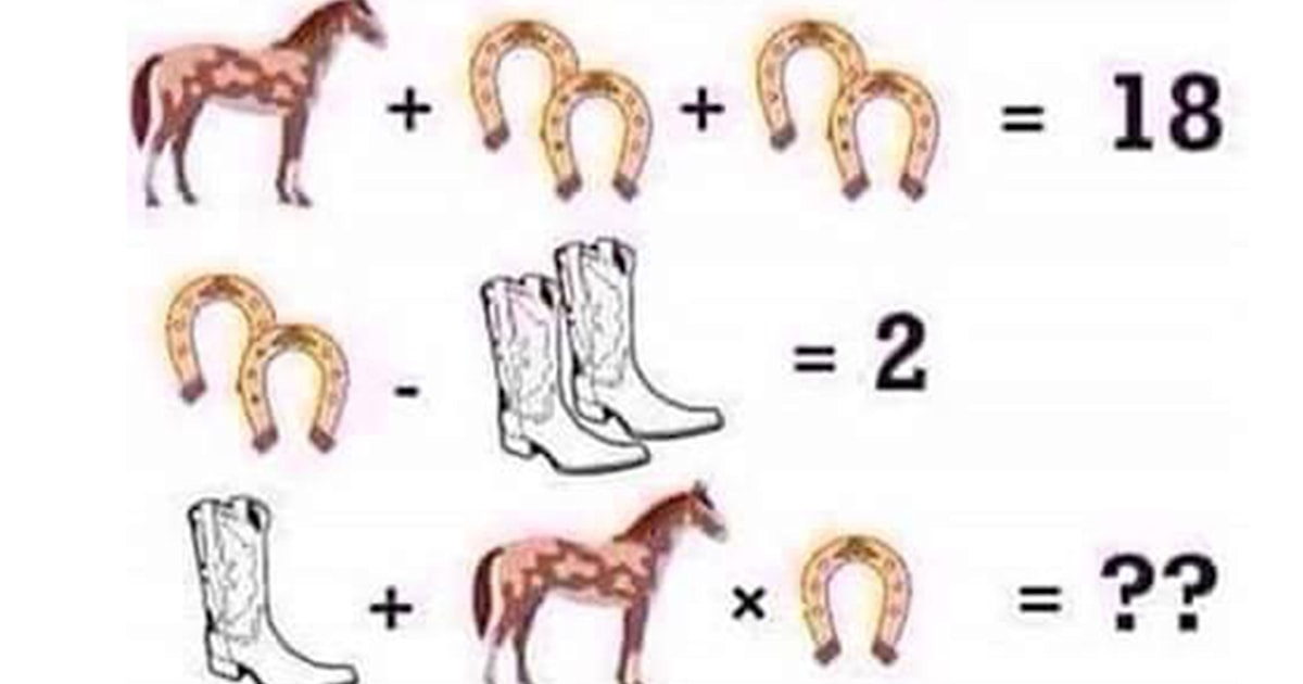 Horses, cowboy boots, horseshoes: Internet's new brain-teaser