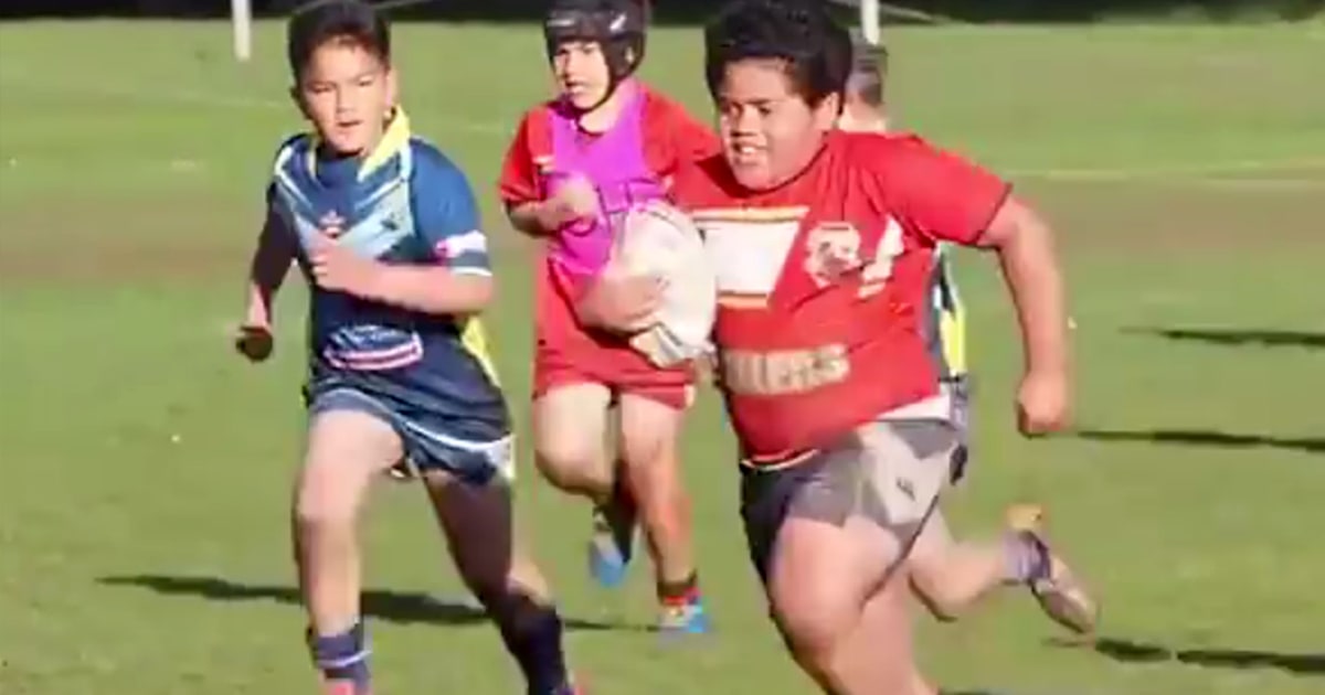 9-year-old rugby sensation goes 'beast mode' on his opponents