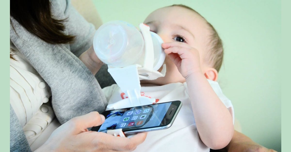 The Swipe & Feed lets you feed your baby and use your phone at the same ...