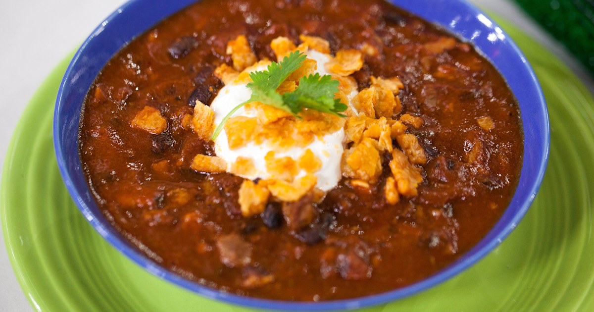 beef brisket and black bean chilli
