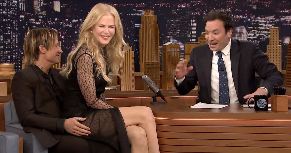 Watch Keith Urban rescue Nicole Kidman from awkward interview with Jimmy Fallon