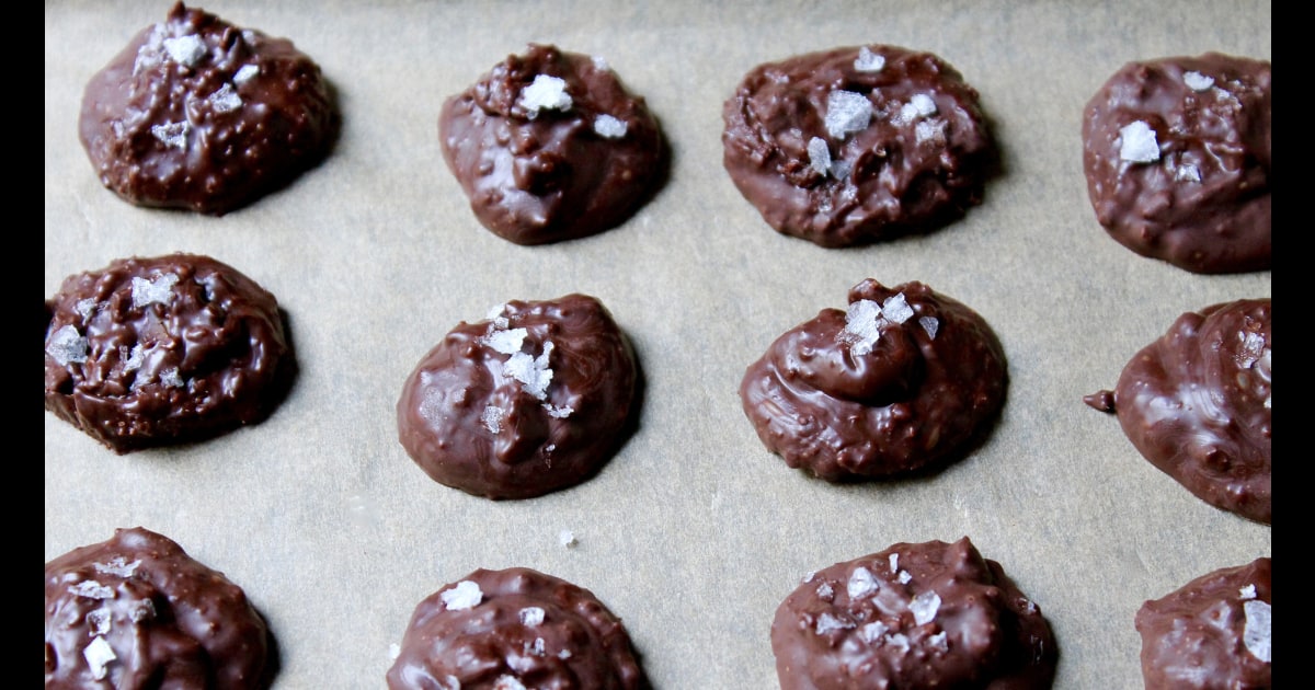 3-Ingredient Crispy Chocolate Drops recipe