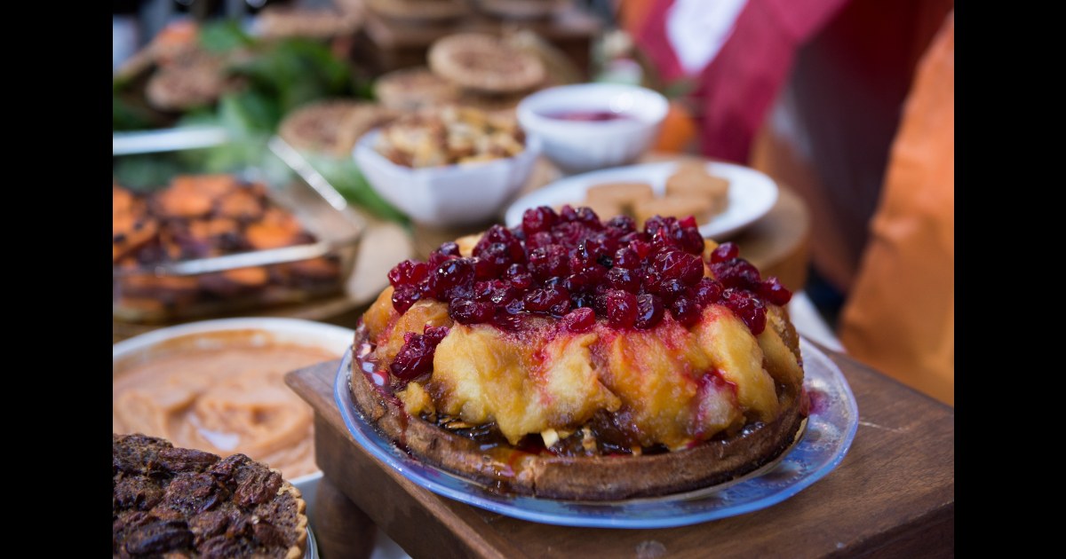 Apple Tarte Tatin with Cranberry Caramel recipe