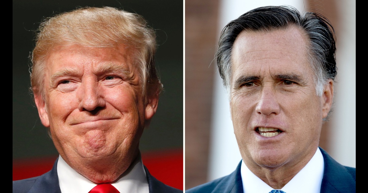Donald Trump on TODAY show: Mitt Romney is still in the running for ...