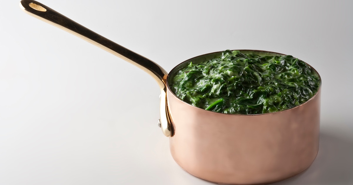 Strip House's Creamed Spinach recipe
