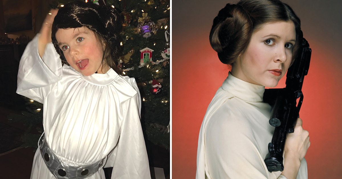 Little Leias! How girls around the country are paying tribute to Carrie ...