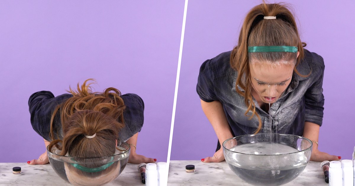 Jamsu makeup trend: Dunking your face in water for long-lasting makeup