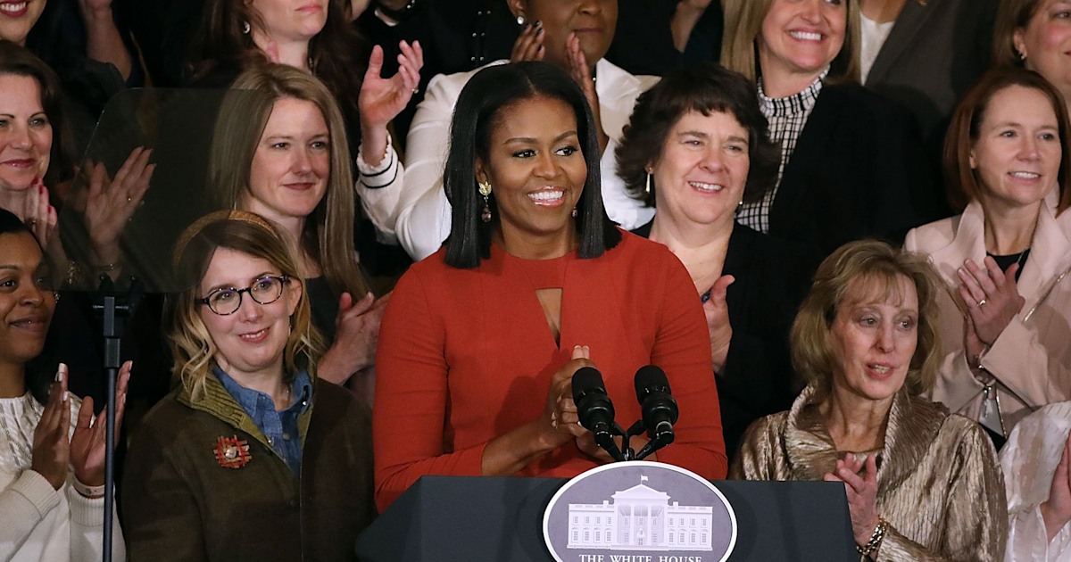 Michelle Obama gives moving final speech: 'Be determined. Be hopeful ...
