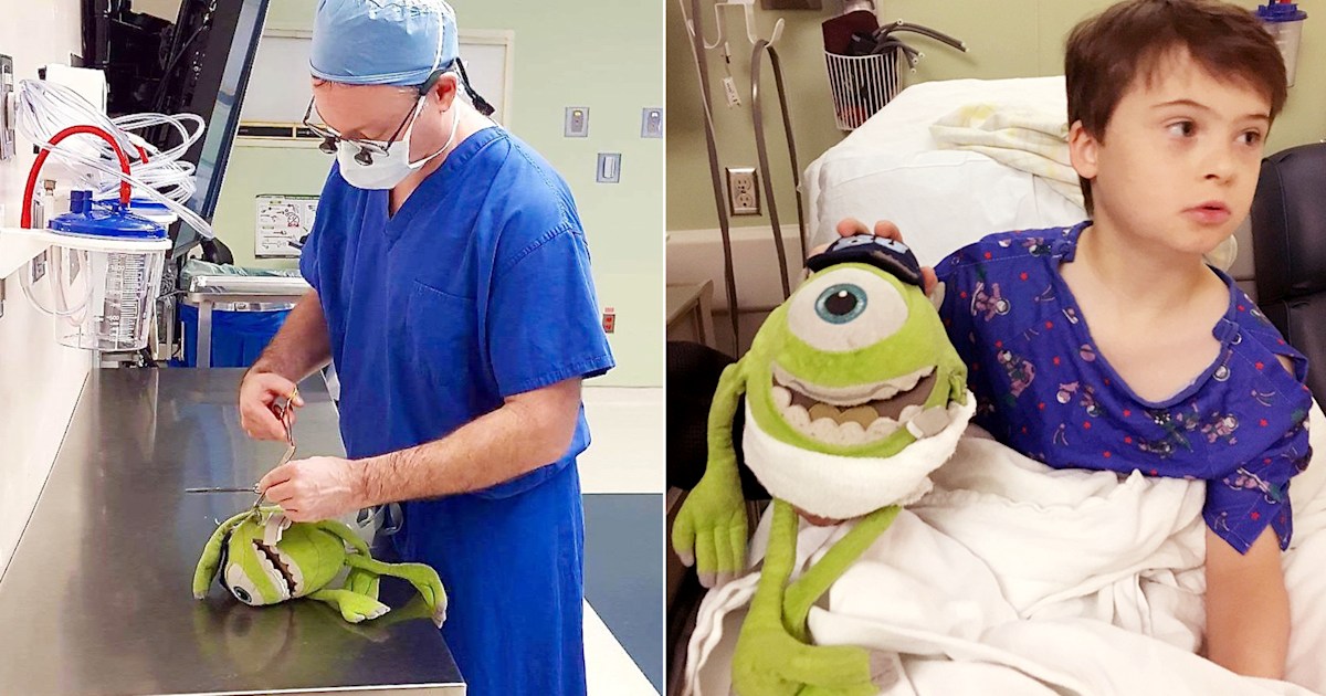 Best doctor ever performs ‘surgery’ on young patient’s favorite toy
