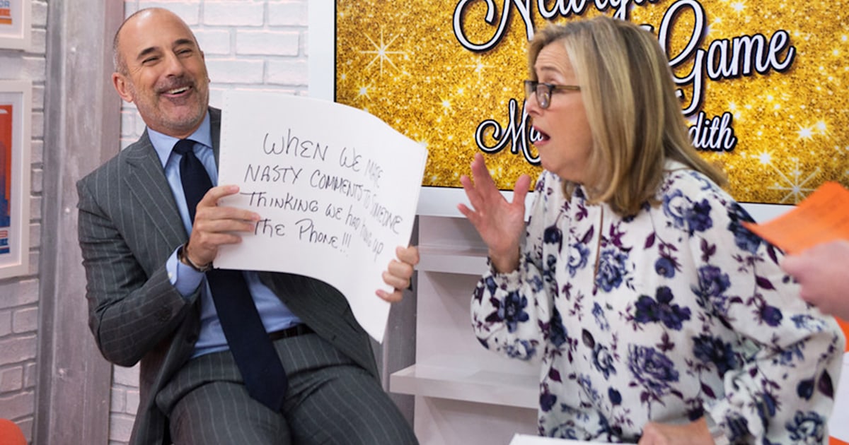 How many drinks get Meredith 'sloshed'? See Matt and Meredith play 'The ...