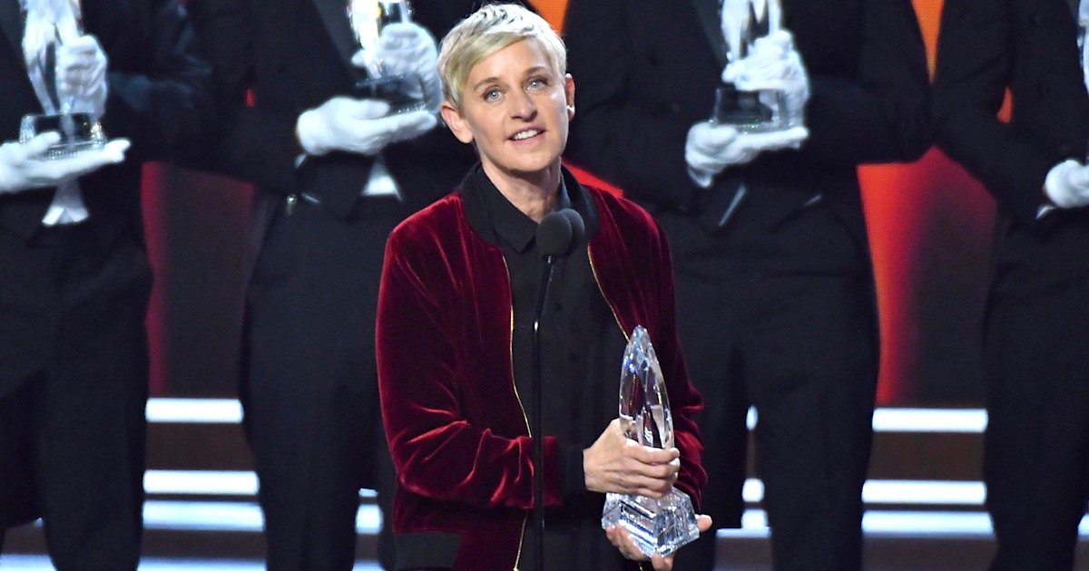 Ellen DeGeneres makes history winning her 20th People’s Choice Award
