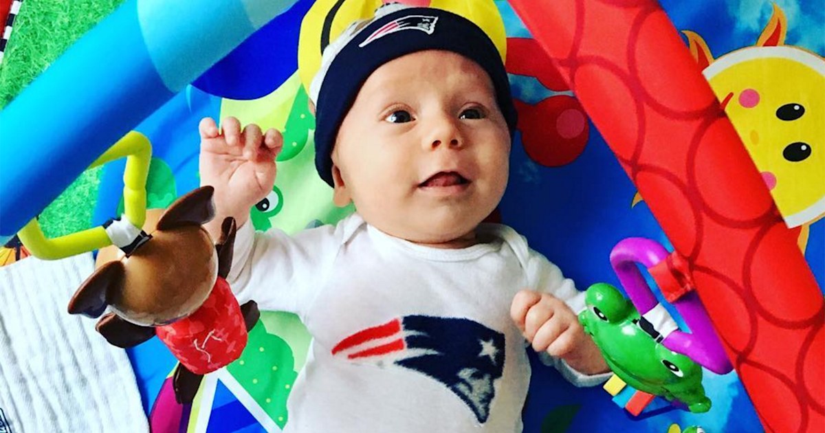 Dylan Dreyer's baby celebrates Patriots' Super Bowl win in most ...
