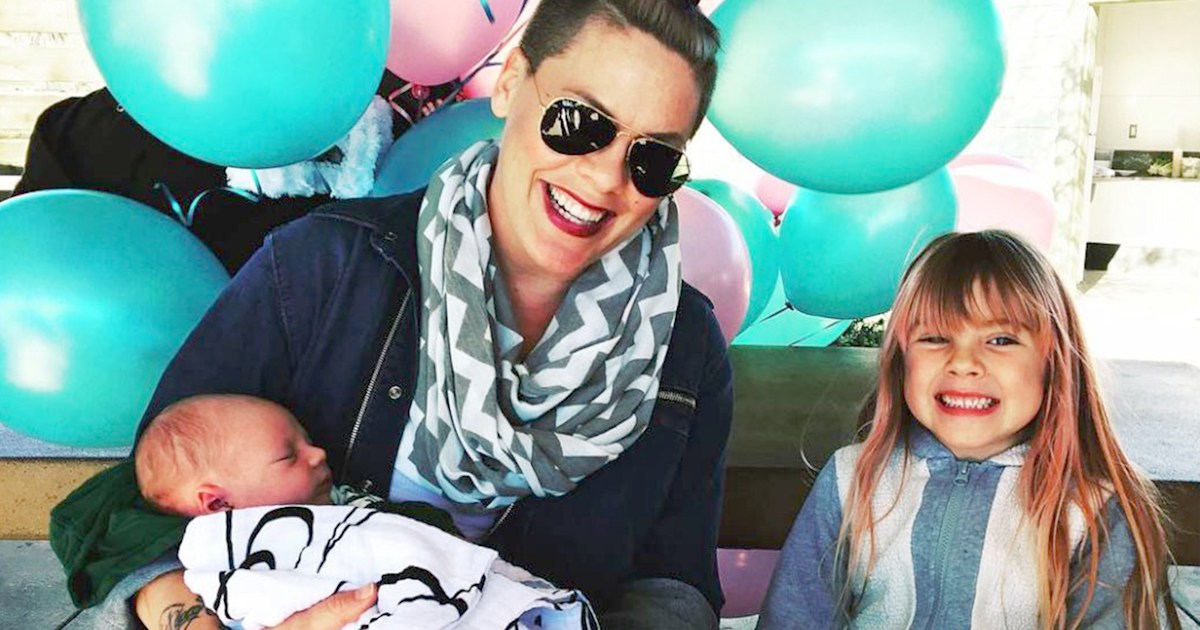 Pink reveals she hasn't lost her post-baby weight yet: 'I'm normal!'
