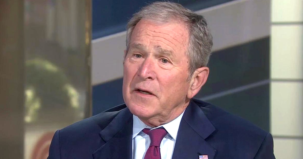George W. Bush opens up on Trump’s war with the media, travel ban ...
