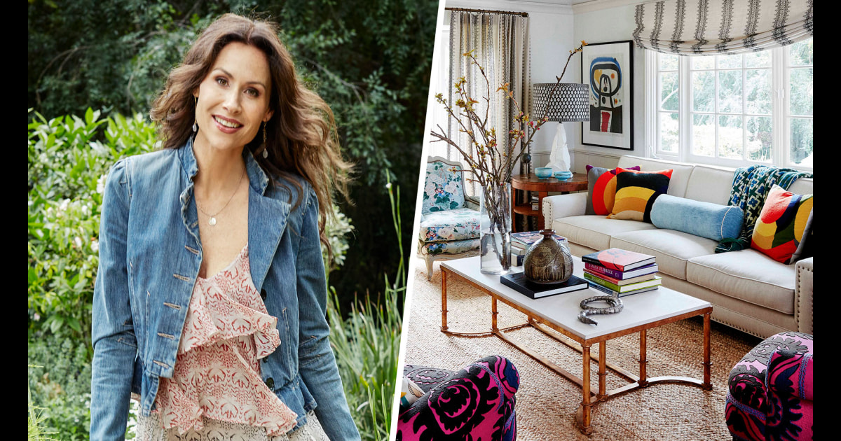 Minnie Driver Home Tour in Elle Decor April 2017