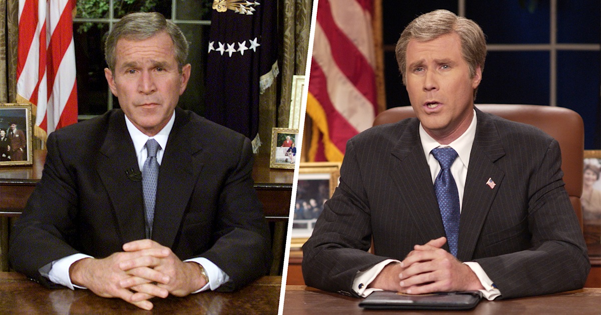 George W. Bush on 'SNL' presidential impressions: 'I love humor'