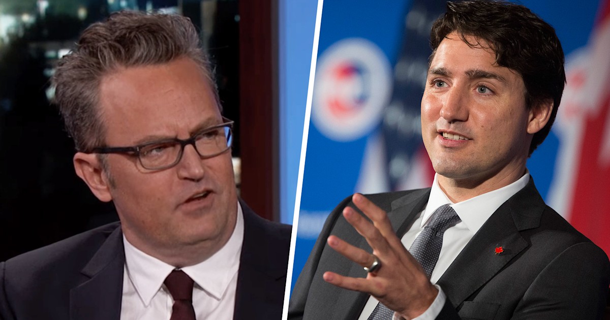 Matthew Perry recounts beating up Justin Trudeau in school: 'It was ...