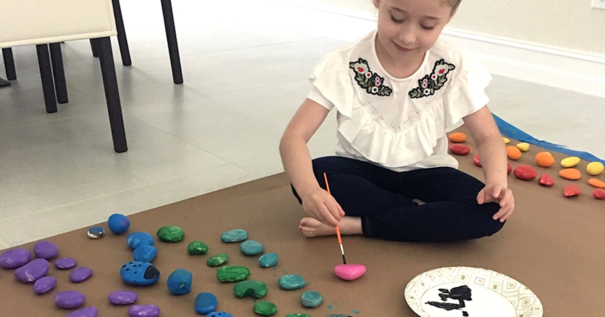 Girl makes rocks for vandalized graves at Jewish cemeteries