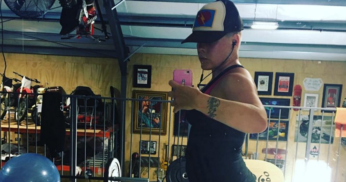 Pink reveals her post-baby weight in empowering message on body image