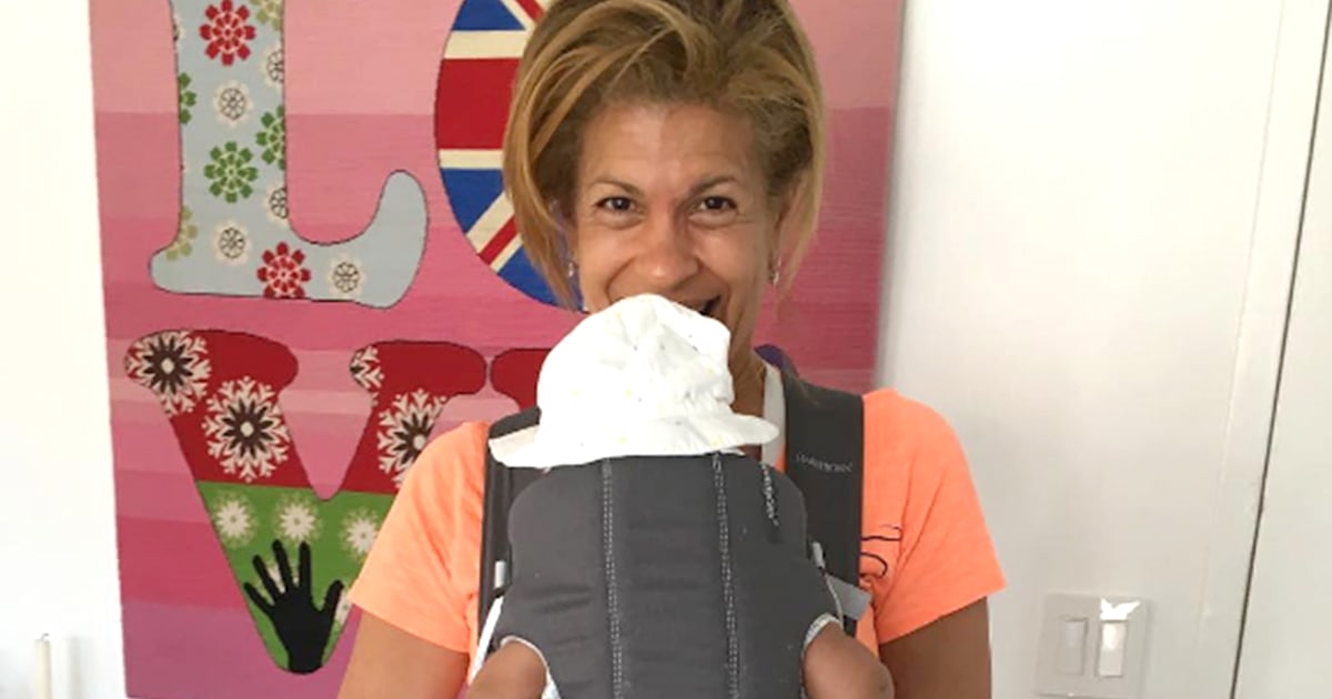 Hoda Kotb posts baby-wearing photo of Haley Joy to Instagram