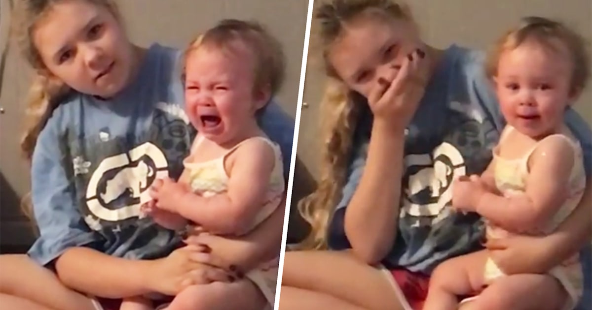 Watch this baby stop crying and start jamming to Marvin Gaye's 'Let's ...