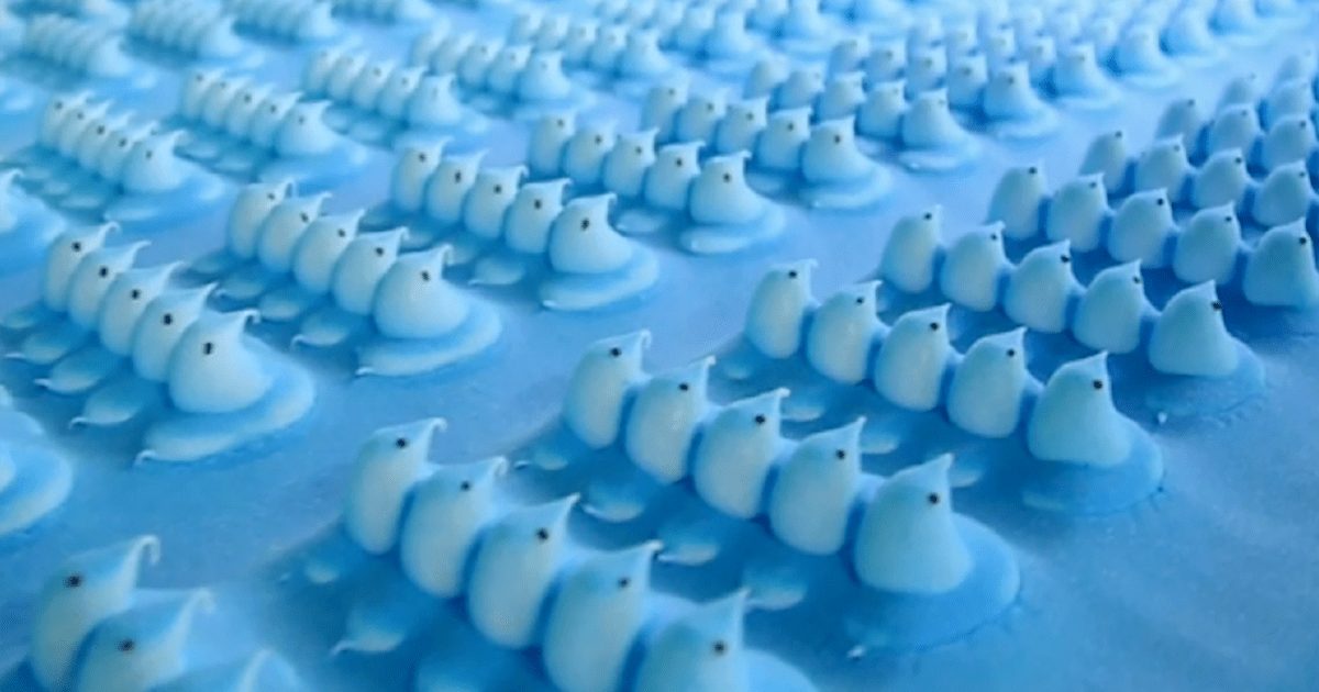 How marshmallow Peeps are made
