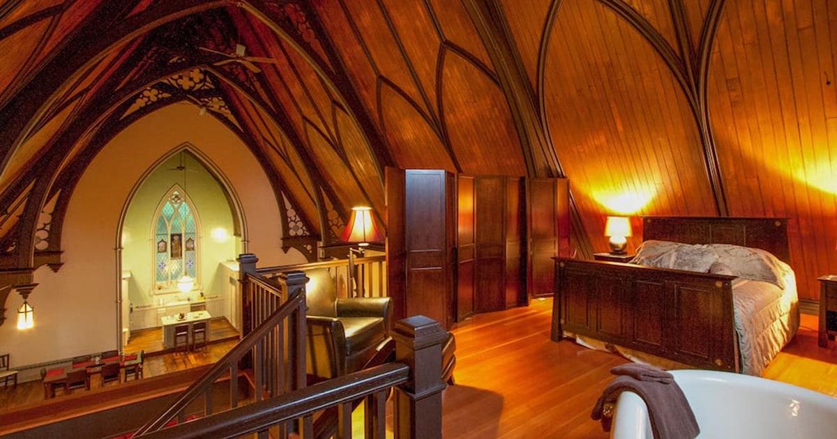 Champing: The trend of people camping in churches