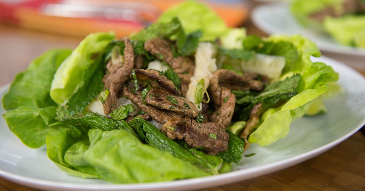 Larb Seen (Thai Beef Salad) Recipe