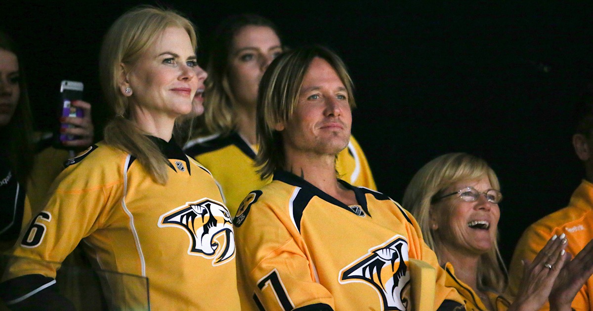 See Nicole Kidman and Keith Urban show off 'Preds Pride' at Stanley Cup ...